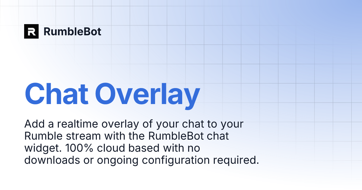 Chat Overlay | RumbleBot